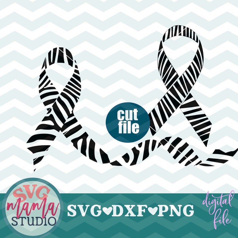 Cancer Ribbon Svg - Etsy