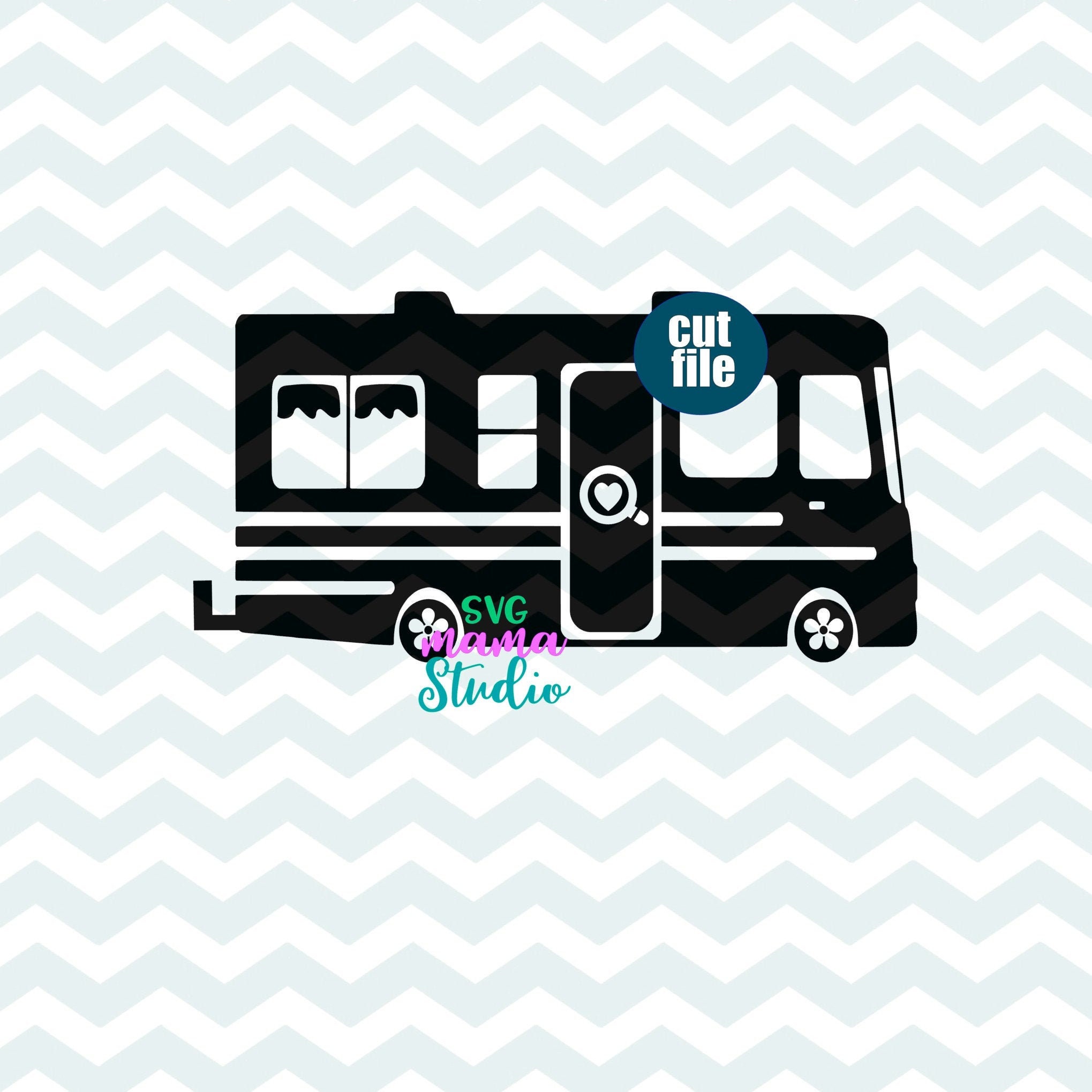 Camper Svg, Camping Svg, Dxf, Png, Motorhome Svg File for Cricut and ...