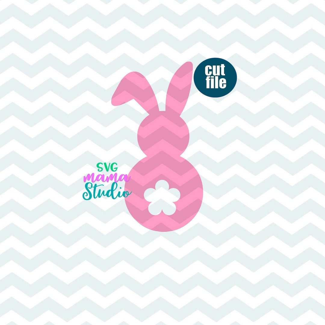 Easter Bunny Svg, Dxf, Png File for Cricut and Silhouette, Bunny Svg ...