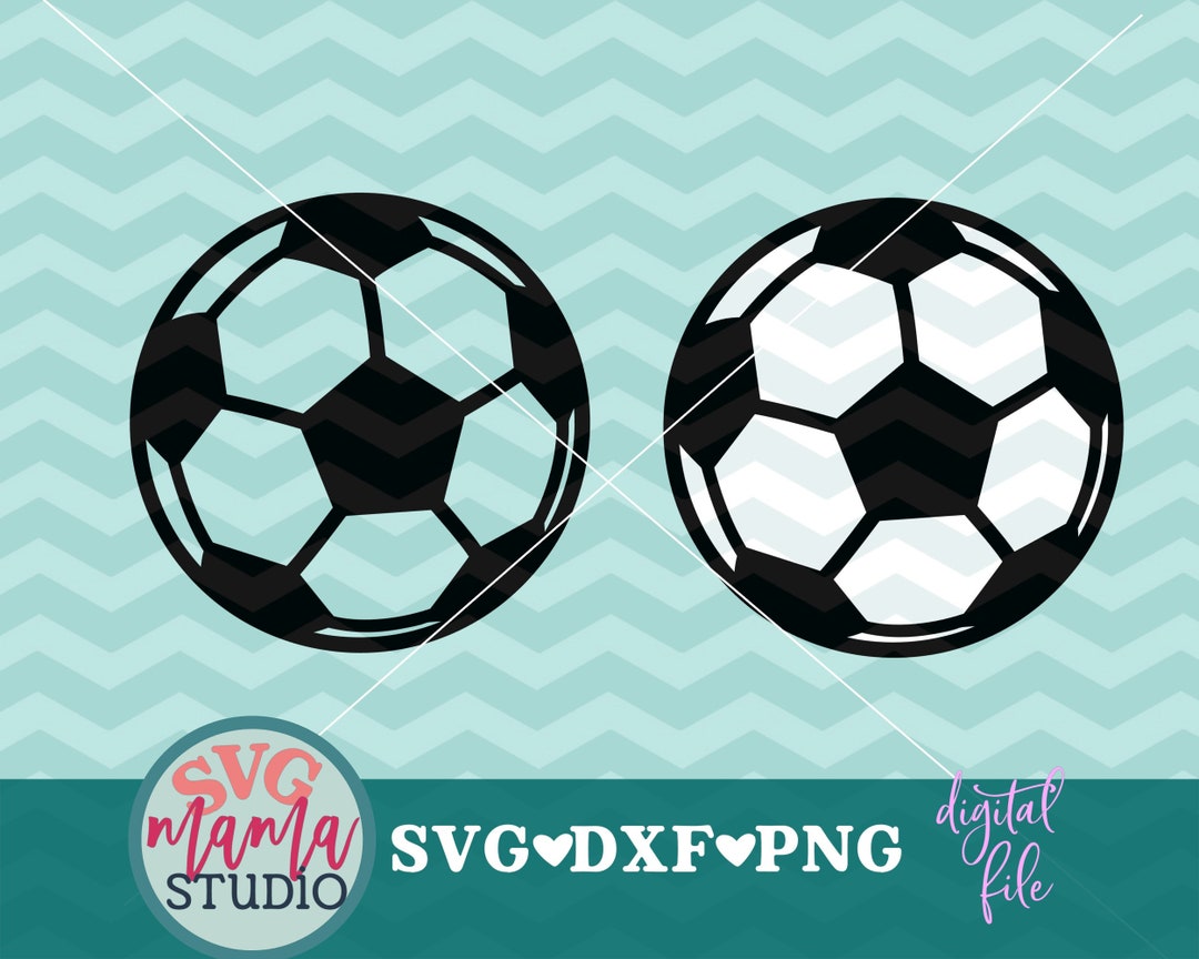 Soccer Ball Svg - LAYERED - Soccer Svg, Dxf, Png, Instant Download ...