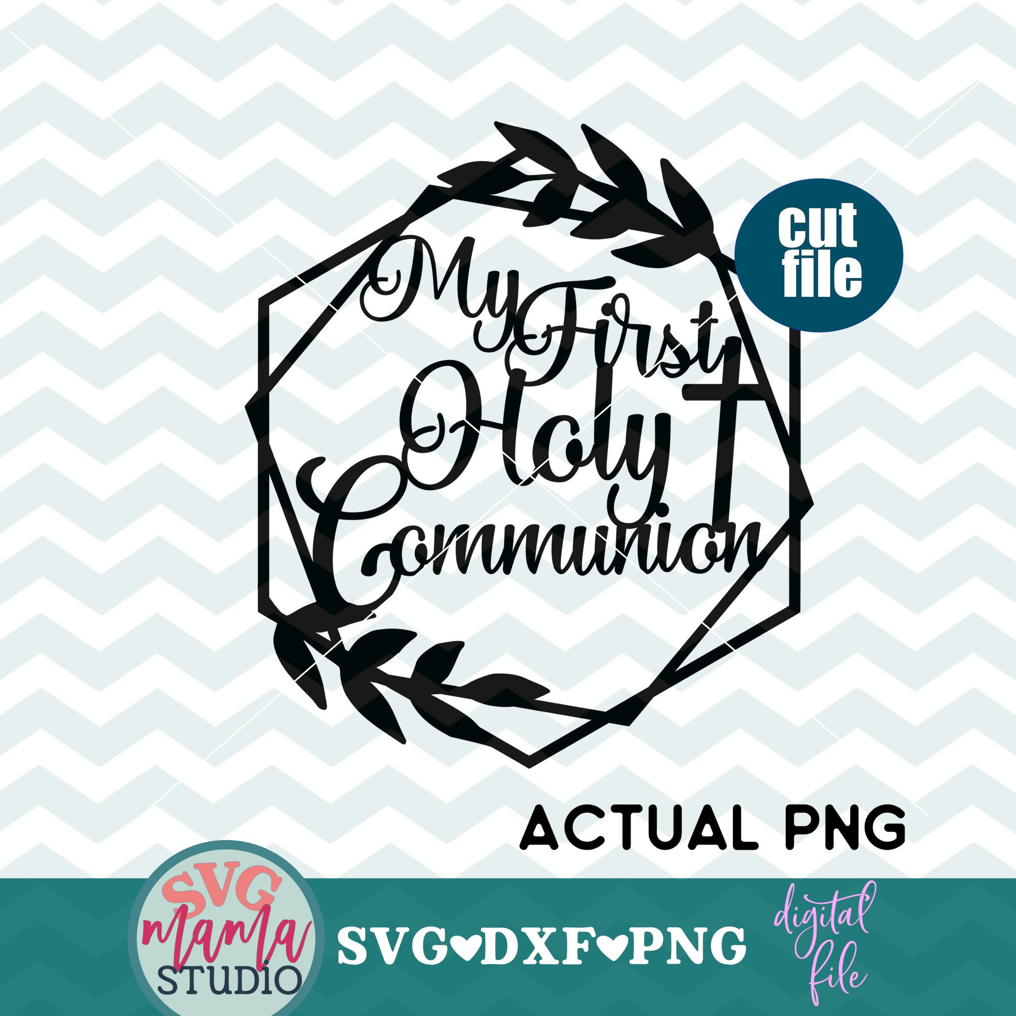 Cake Topper Svg My First Holy Communion Svg 1st Communion - Etsy