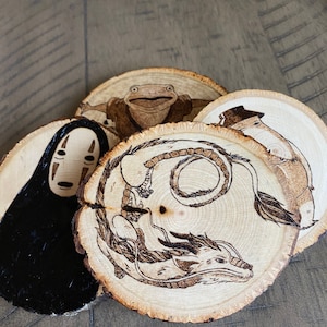 Studio Ghibli Coaster Set (4) - Etsy