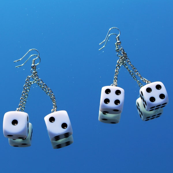 Dice Earrings - Etsy