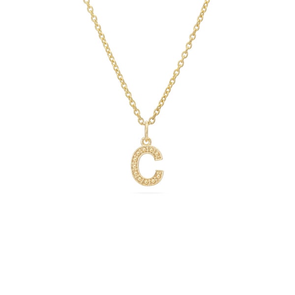 Gold Letter C for Necklace - Etsy