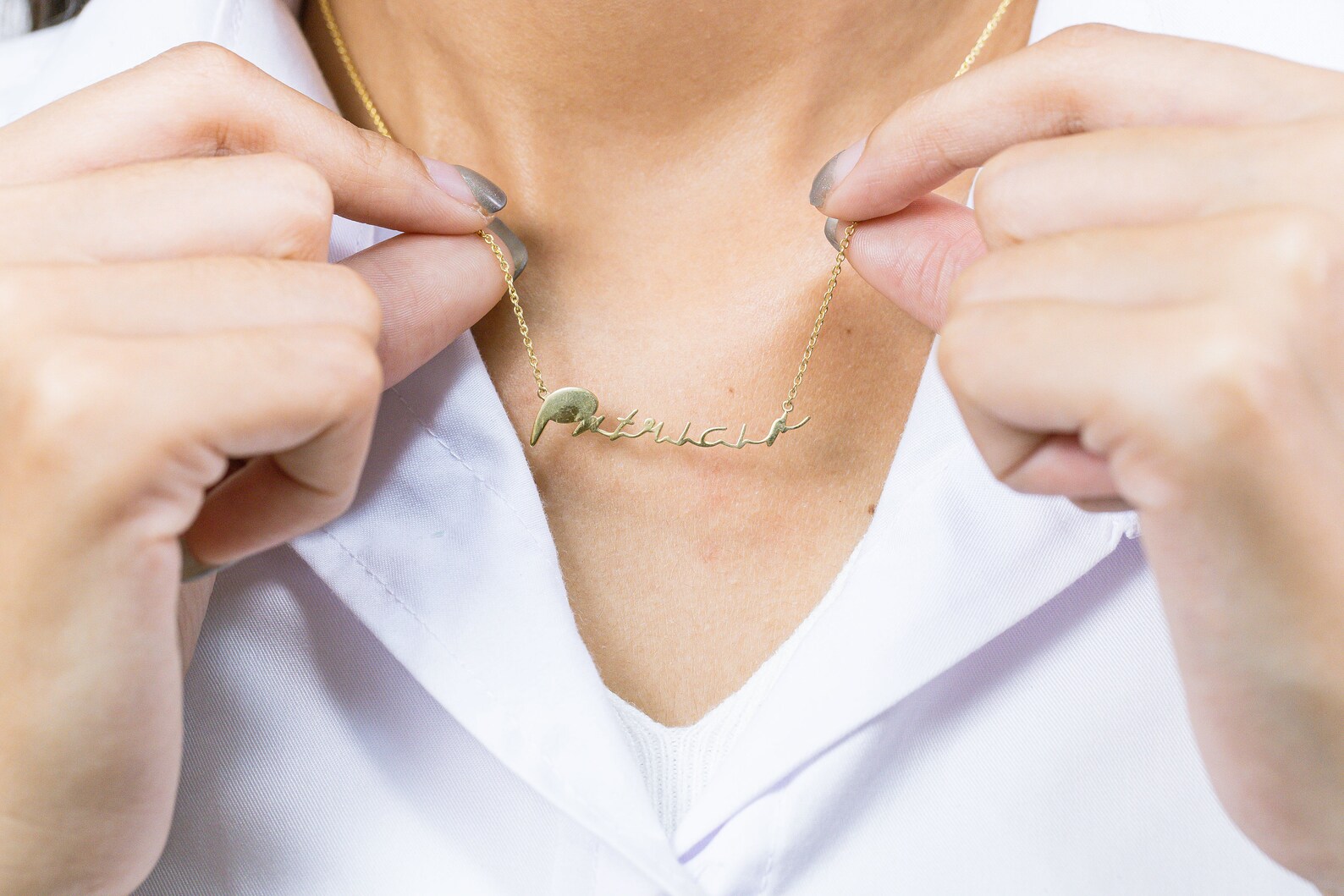 Patricia Name Necklace Minimalist Name Necklace Customize - Etsy