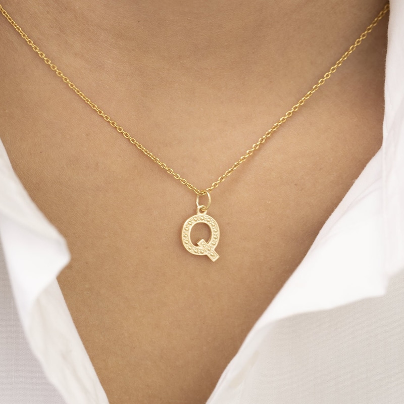 Q Necklace - Etsy