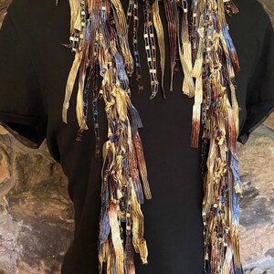 Western Scarf for Women, Scarf Necklace, Western Inspired Style, Trendy ...