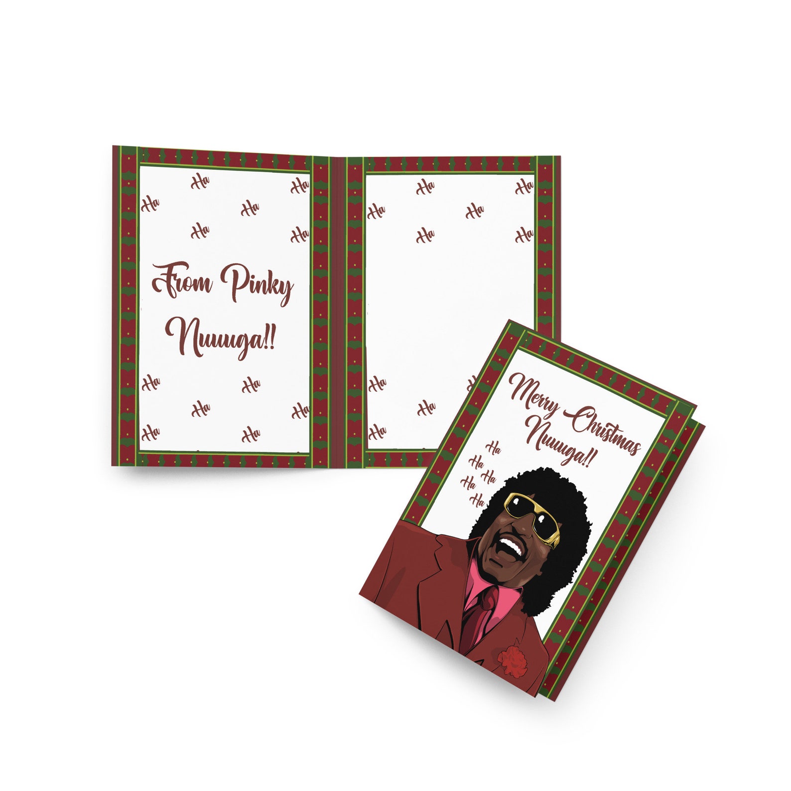 Friday After Next | Pinky Merry Christmas Nuuga | Christmas Card - Etsy