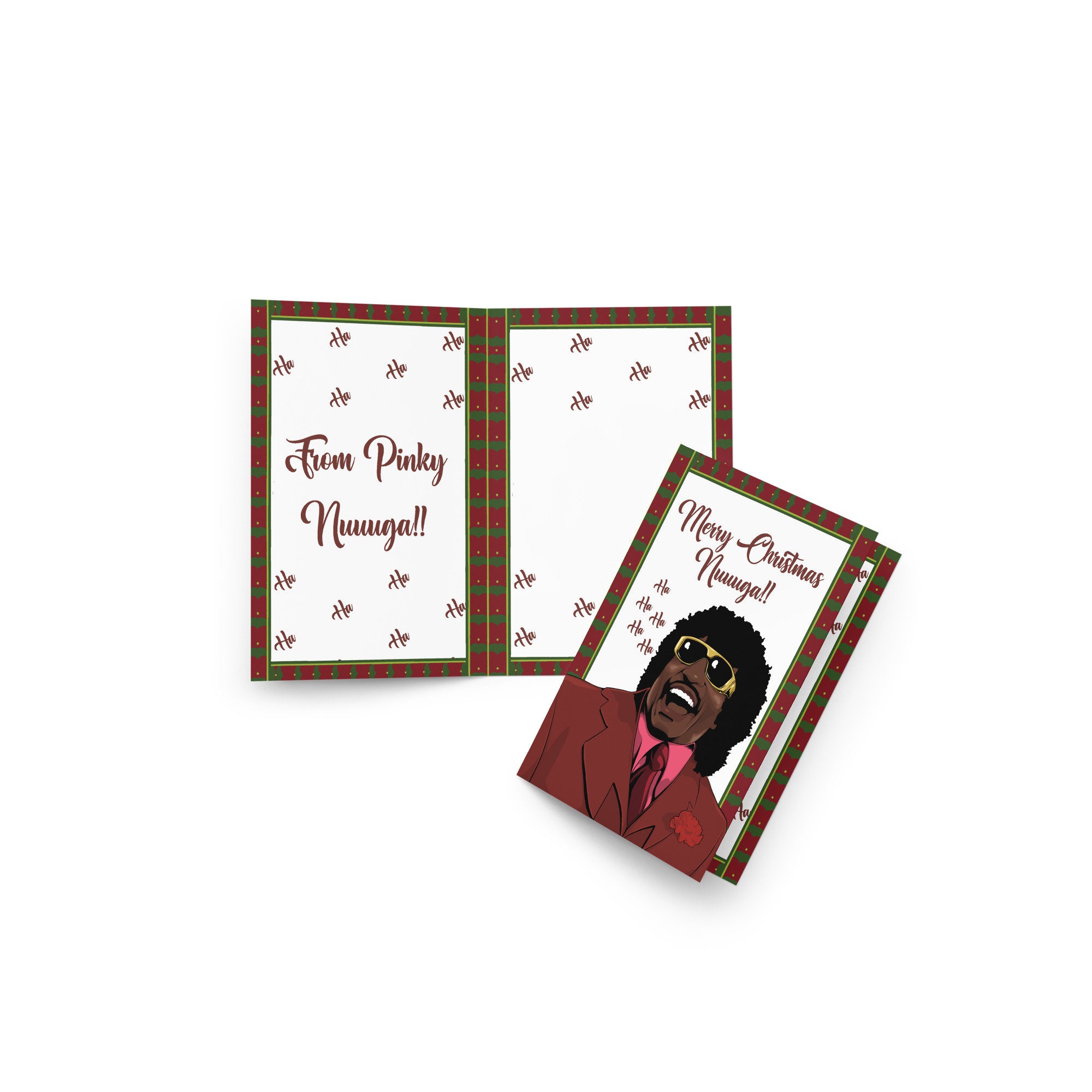Friday After Next | Pinky Merry Christmas Nuuga | Christmas Card - Etsy
