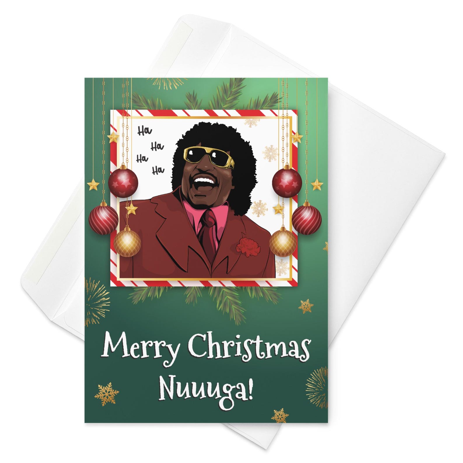 Friday After Next | Pinky Merry Christmas Nuuga | Christmas Card - Etsy