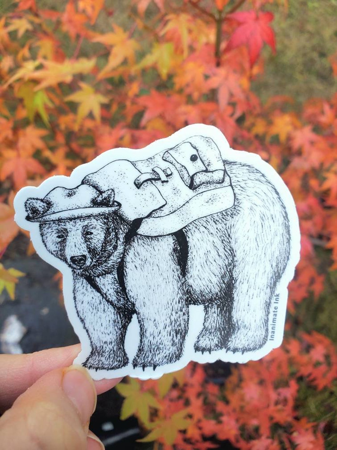 Polar Bear Vinyl Decal Sticker - Etsy