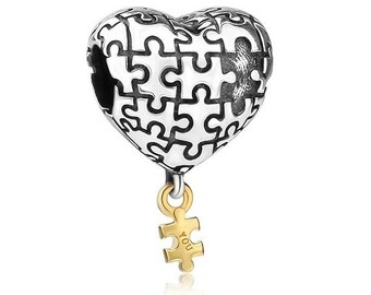 Pandora Puzzle Charm - Etsy
