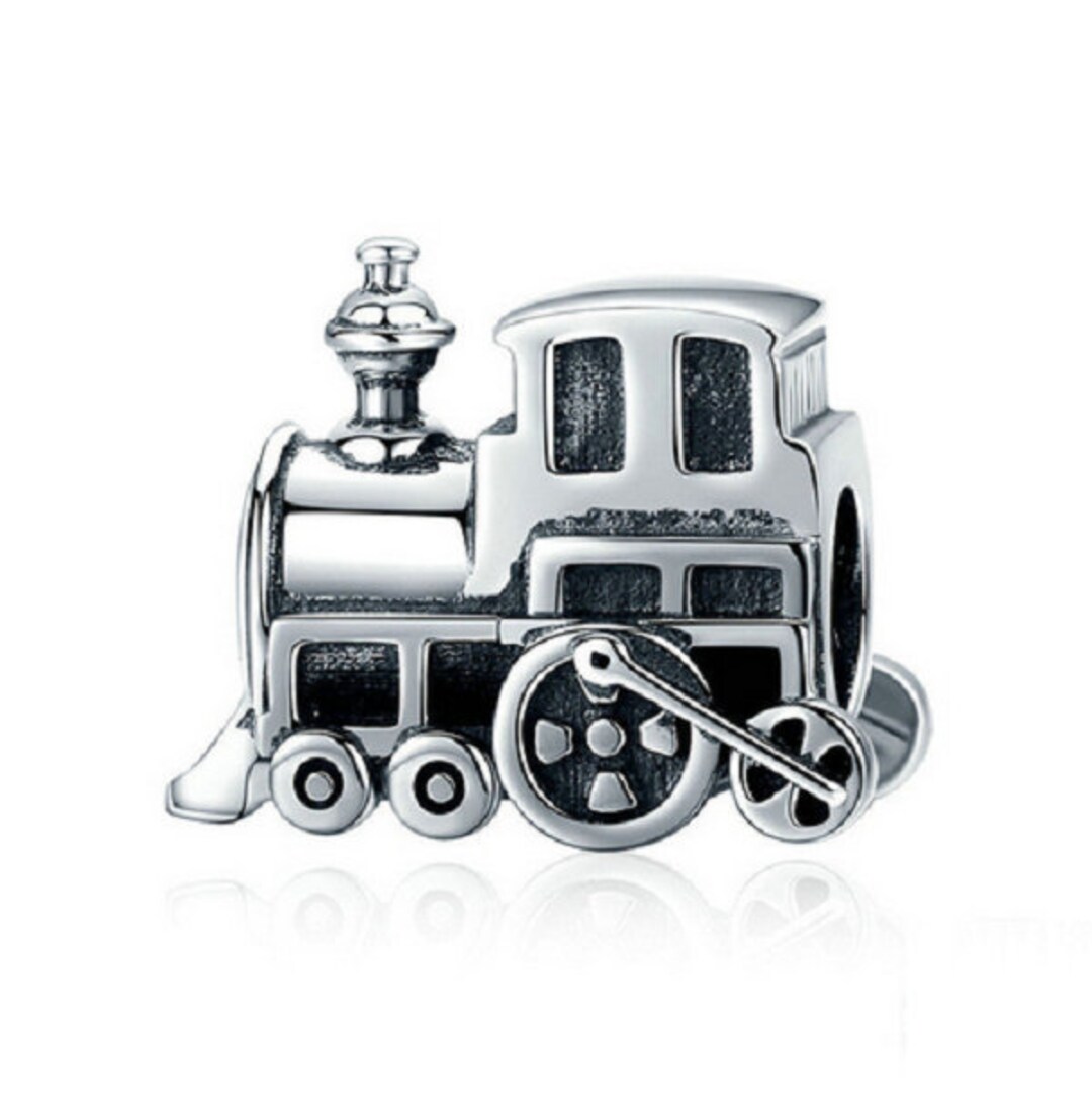 Vintage Locomotive Train Car Charm Beads Fit European & Women Charm ...