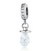 Cute Pacifier Dangle Charm With Clear CZ Pendant Jewelry Women - Etsy