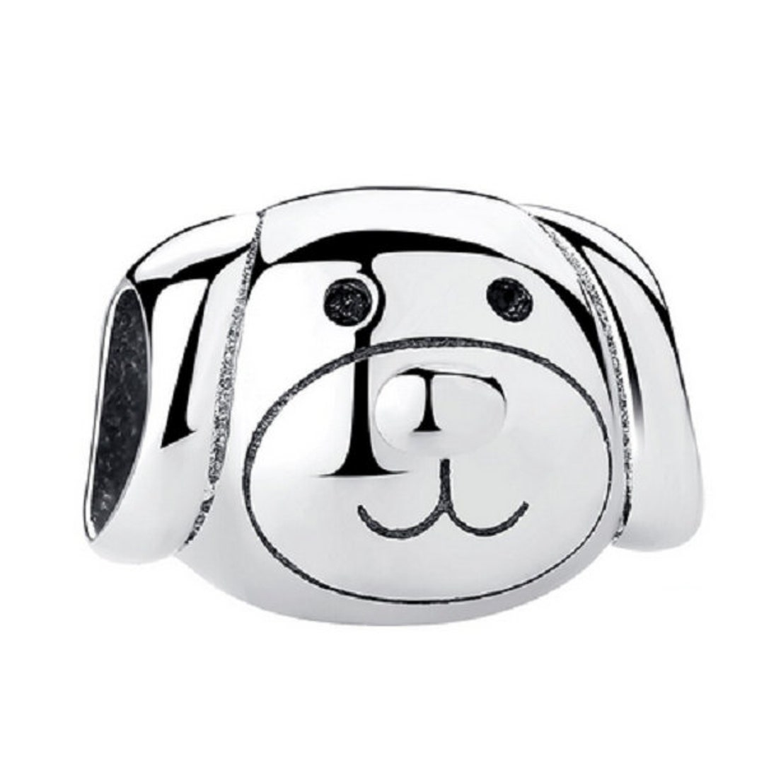 Dog Charm Bead Fits Women Bracelet Charm Genuine 925 Sterling Silver ...
