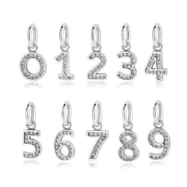 Number Charms - Etsy