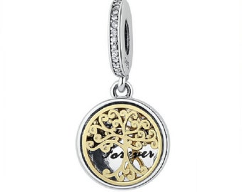 Pandora Family Tree Gold - Etsy