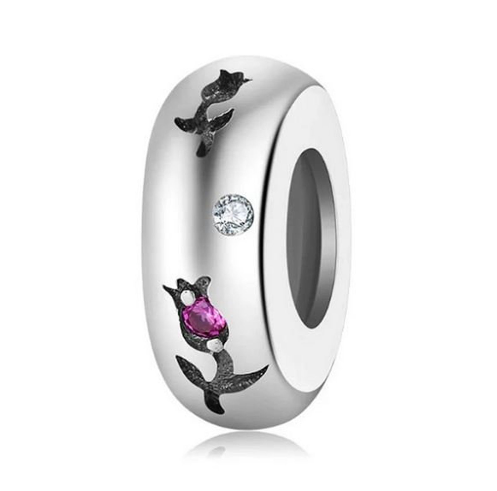 925 Sterling Silver Spacer Charms Charms Spacer Stopper - Etsy