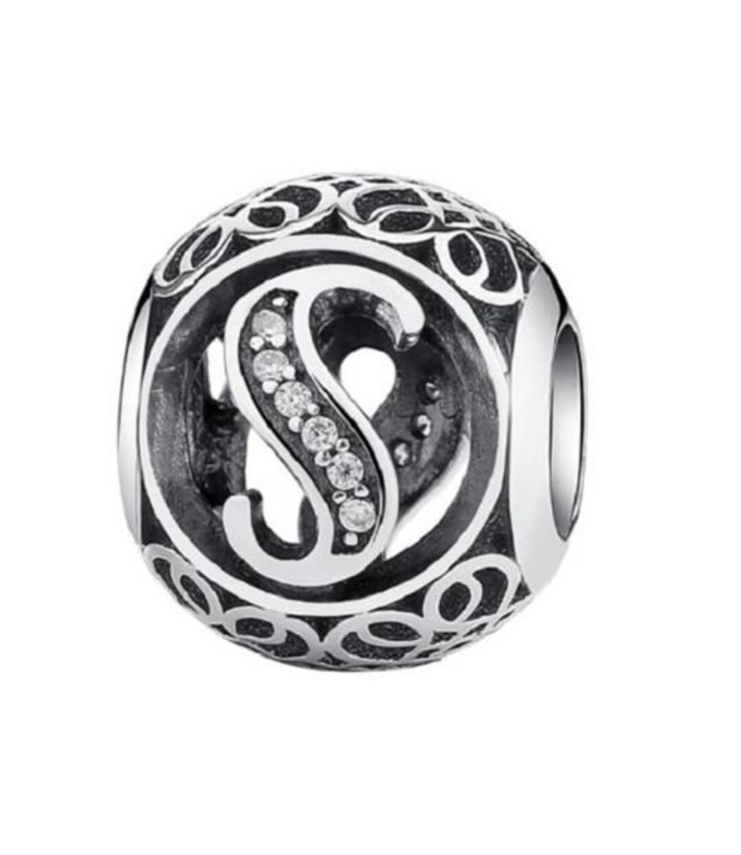 Vintage Letter S Charm, Alphabet Charms, Alphabet Bead, Fits Women ...