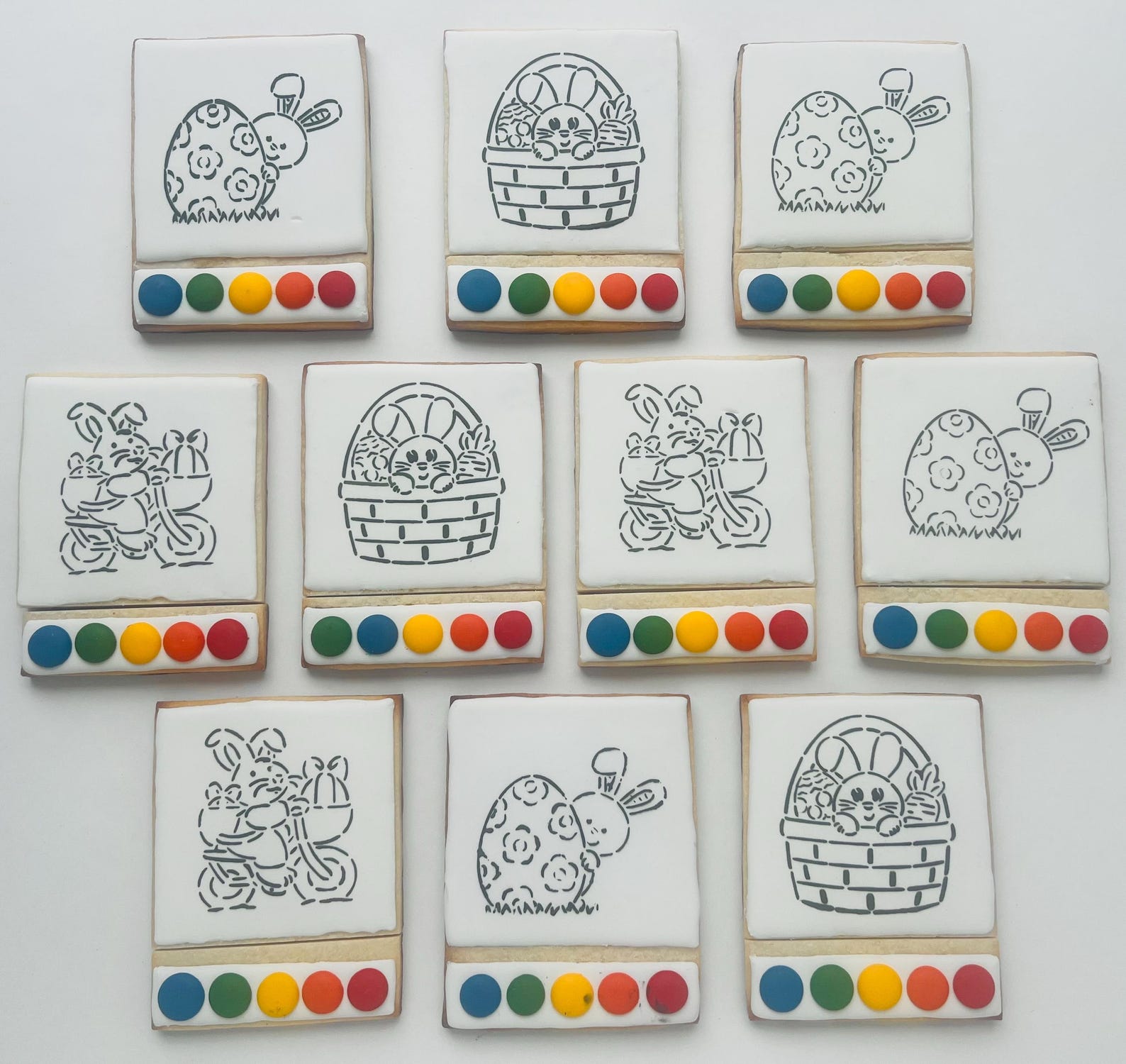 Easter Paint Your Own (PYO) Sugar Cookies for Kids - Etsy