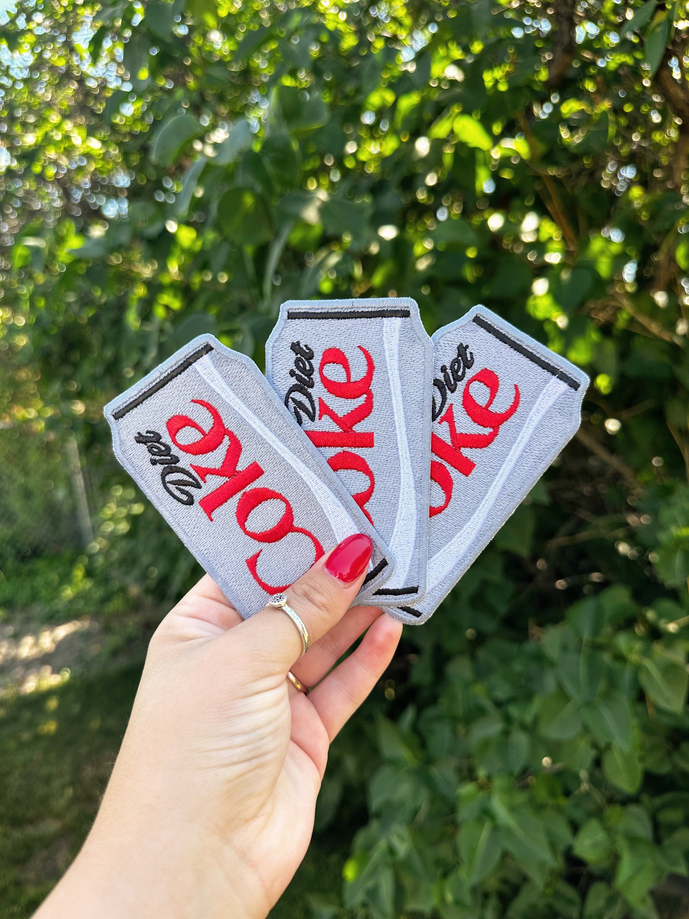 Diet Coke Embroidered Patch: Retro Soda Pop Iron-on Patch - Etsy