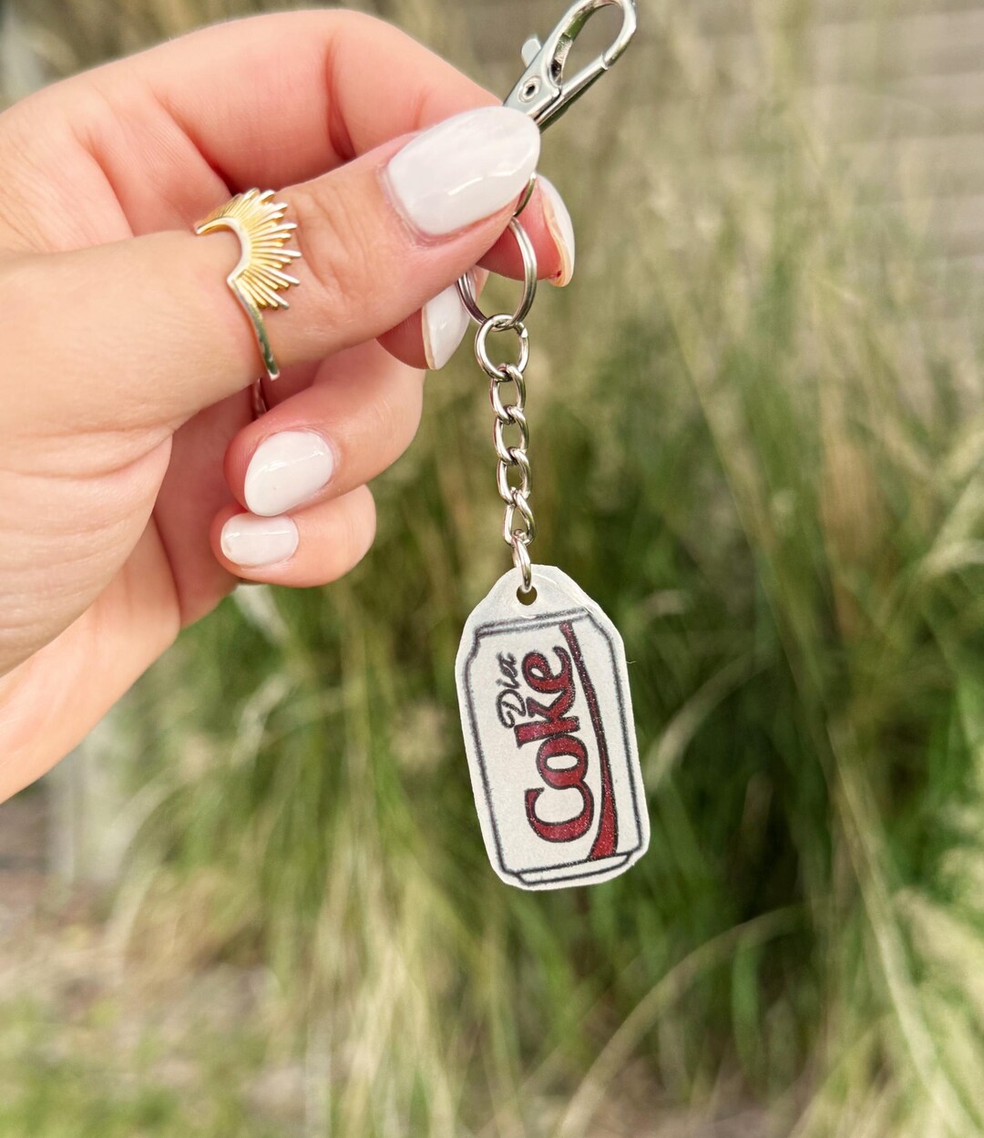 Diet Coke Keychain | Key Chain Car Accessory Ornament | Mini Food ...