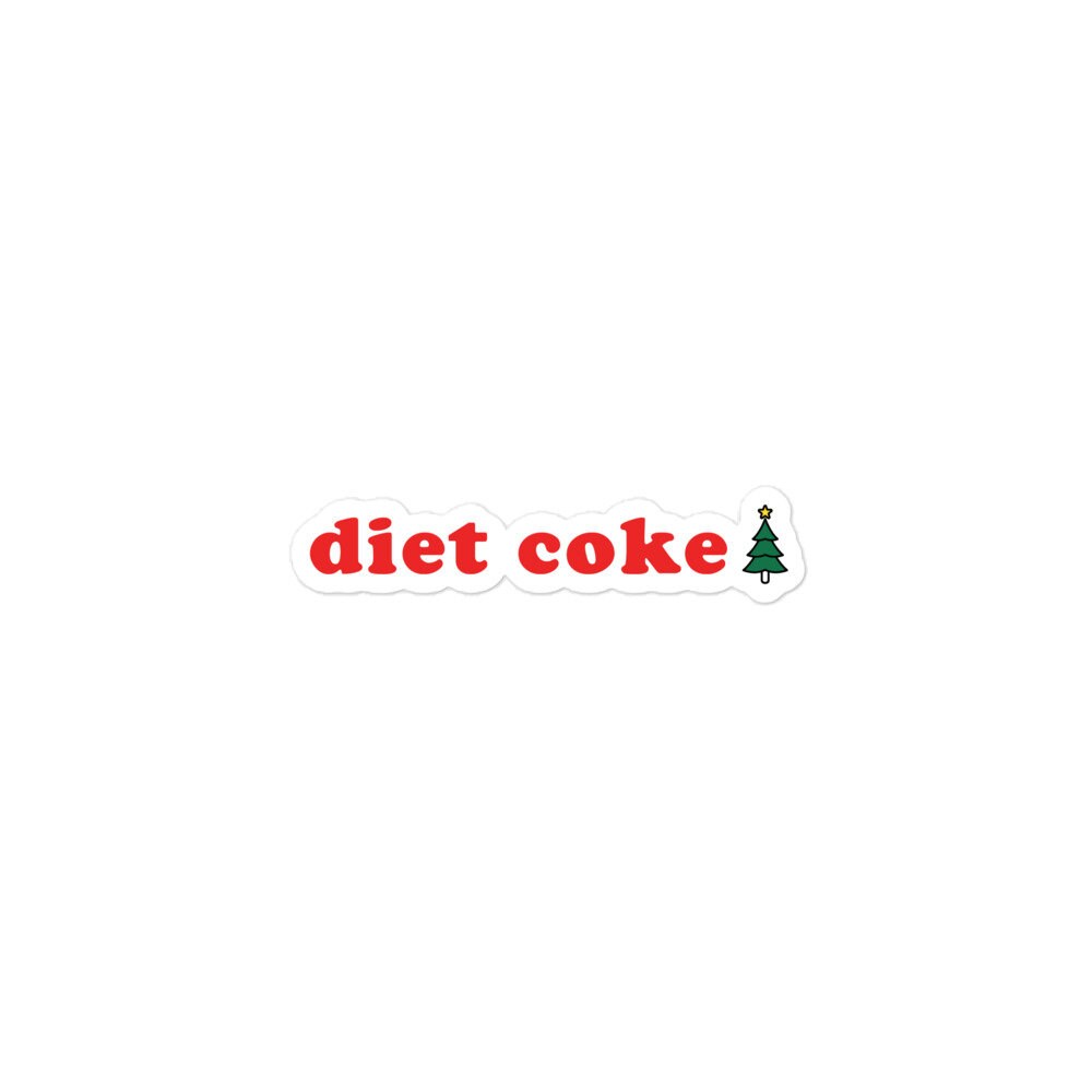 Diet Coke Vinyl Sticker, Gift, Retro Diet Coke Decal Sticker, Diet Soda ...