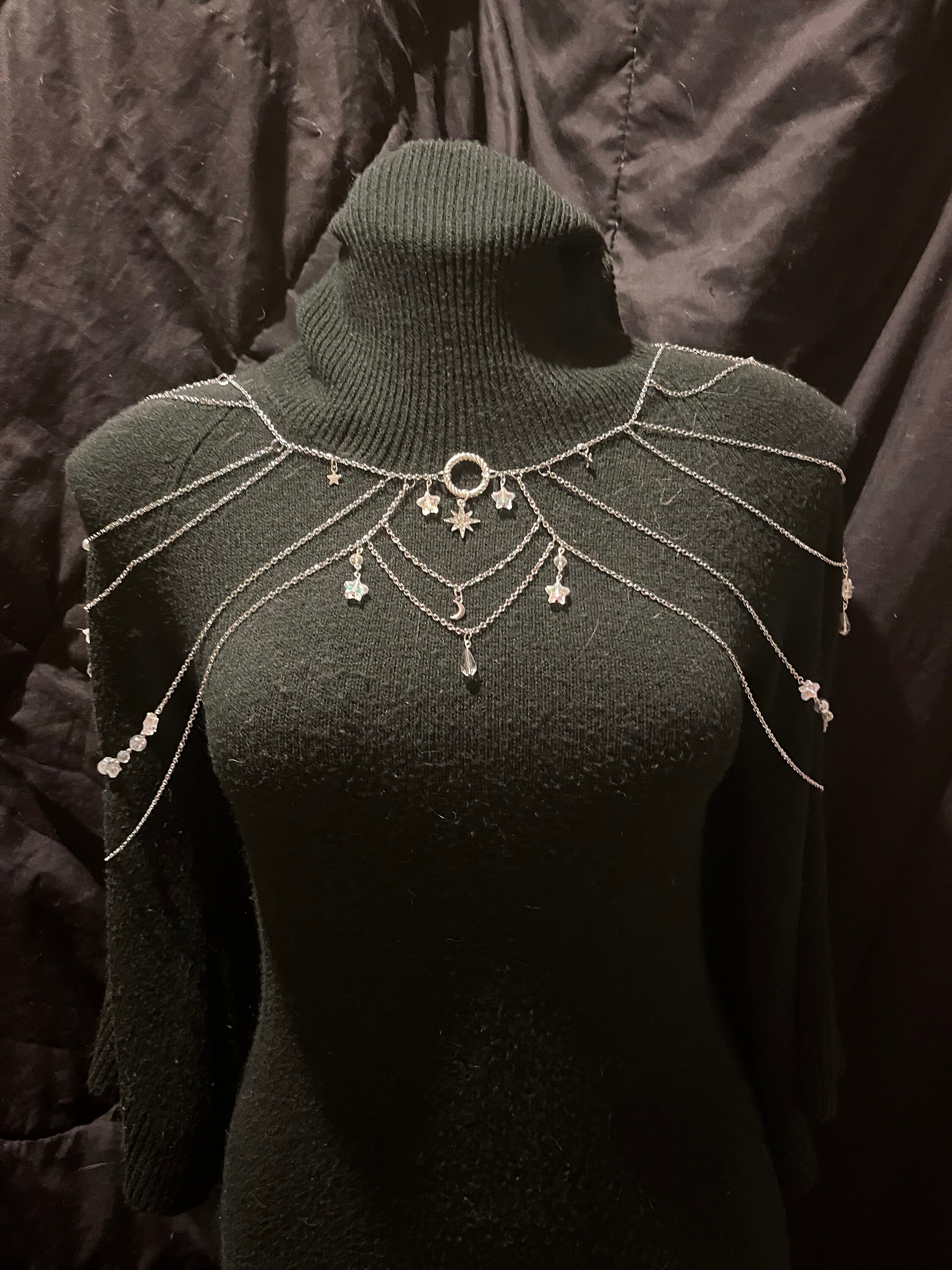 Star Shoulder Chain - Etsy