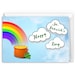 Lucky Rainbow and Pot of Gold Happy Saint Patrick’s Day Handmade ...