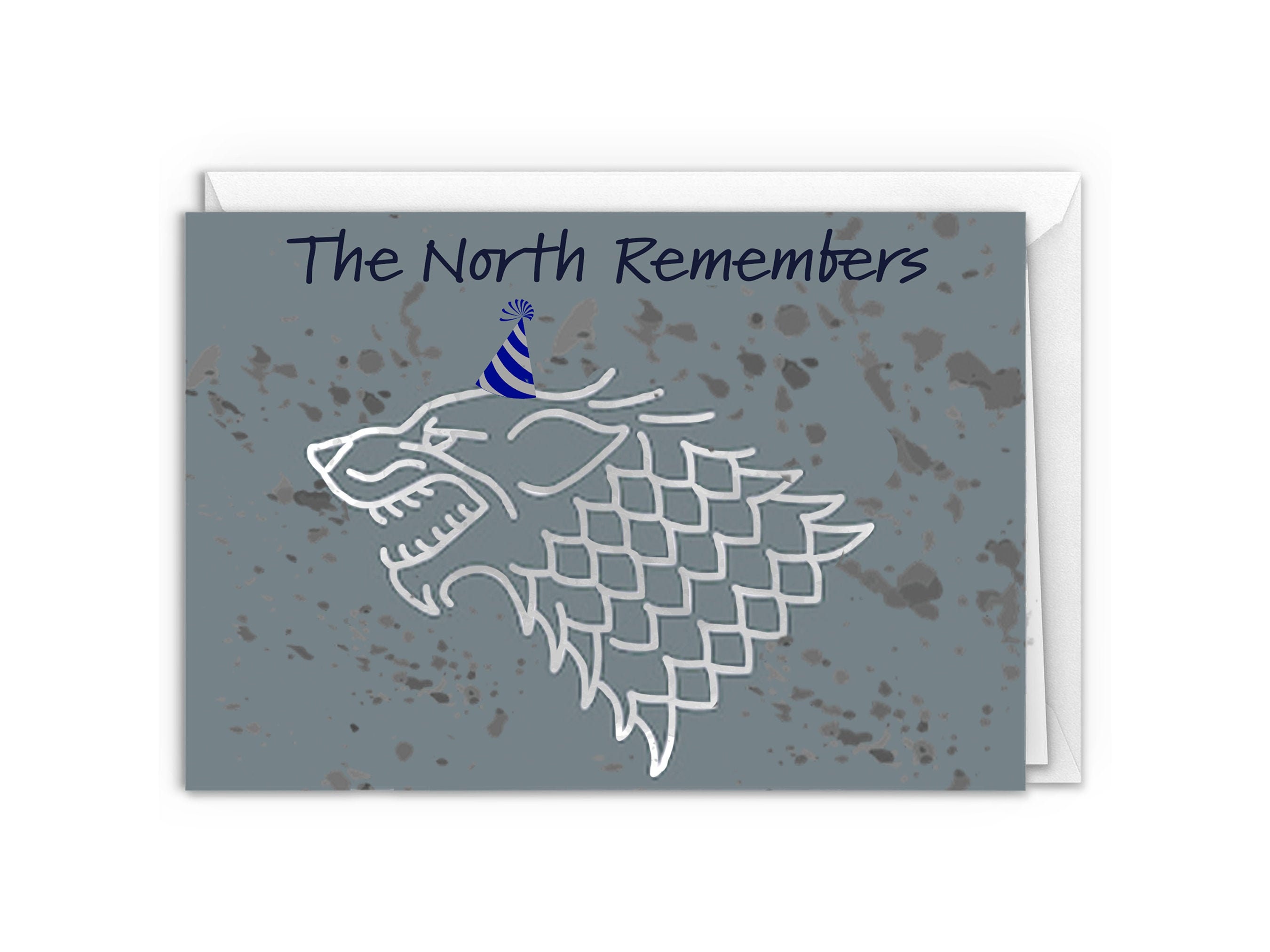 The North Remembers Your Birthday Happy Name Day Handmade Greeting Card ...