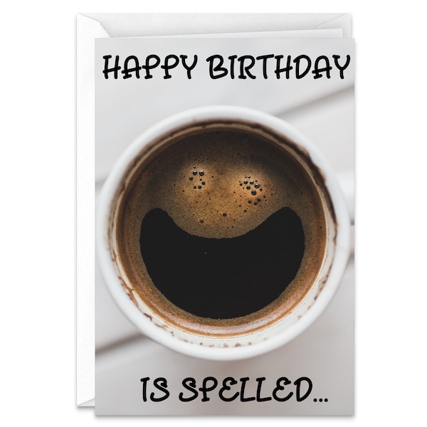 Coffee Pun Card - Etsy