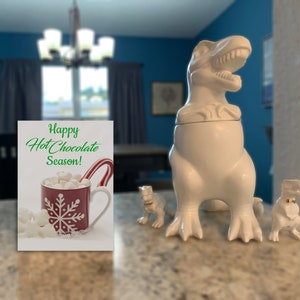 Hot Chocolate Inspired Christmas Handmade Greeting Card to Wish Your ...