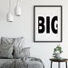 Think BIG Art Print | Motivational Art Print | Think Bigger Wall ...