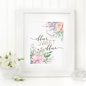 Office Sweet Office Printable, Inspirational Quote, Wall Art Print ...