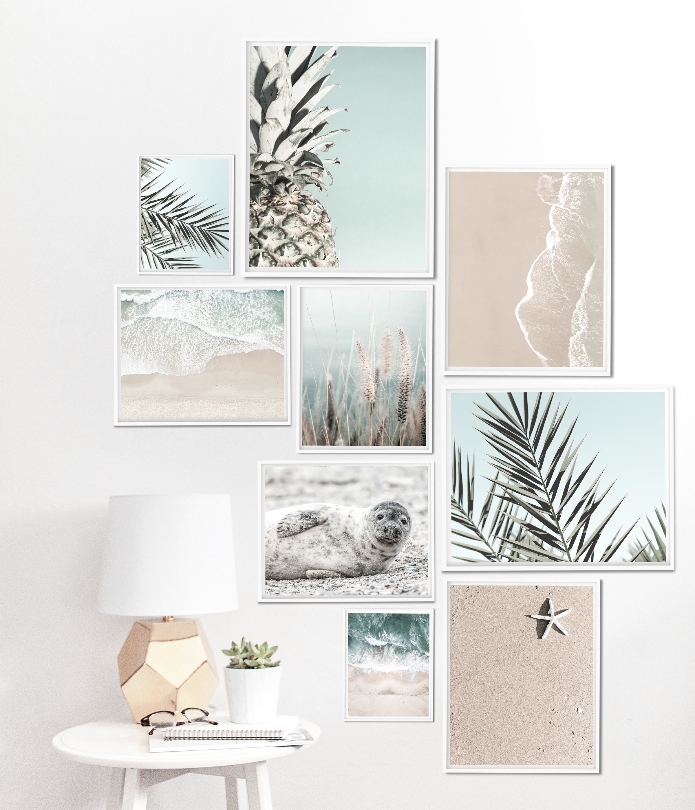 Cattail Wall Decor Printable Beach Coastal Poster Cat Tail - Etsy