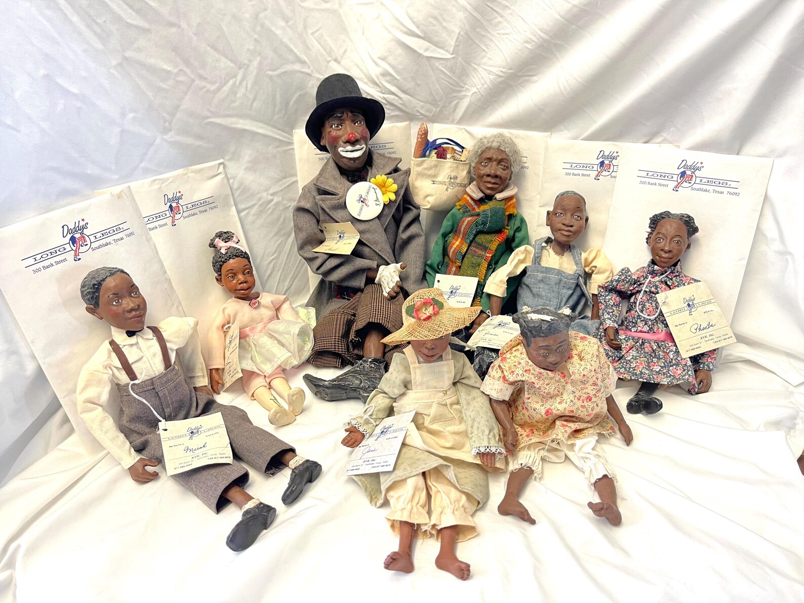 Daddy's Long Legs Dolls Set of 8 Dolls - Etsy
