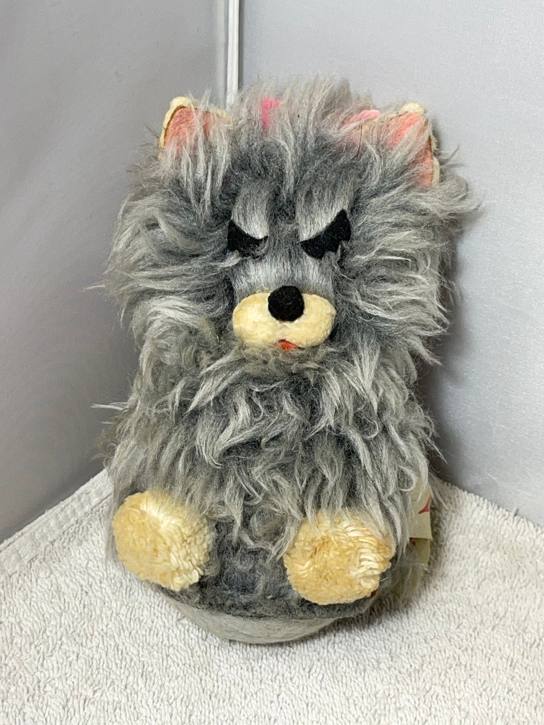Vintage Plush Animal Sitting Plush 5.5 Tall - Etsy