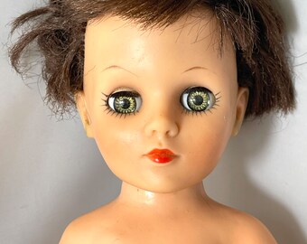 Rare 1950 Eegee Cuddle Bun Rubber Doll W/vinyl Moulded Head W/squeaker ...
