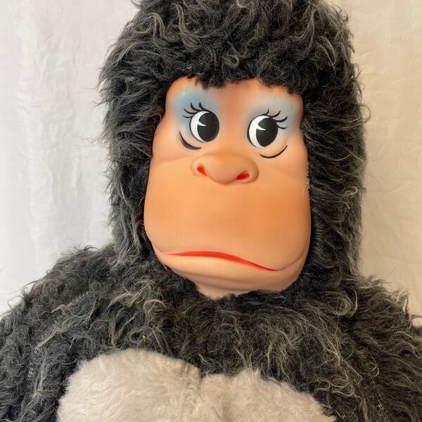 Rubber Face Monkey Plush - Etsy