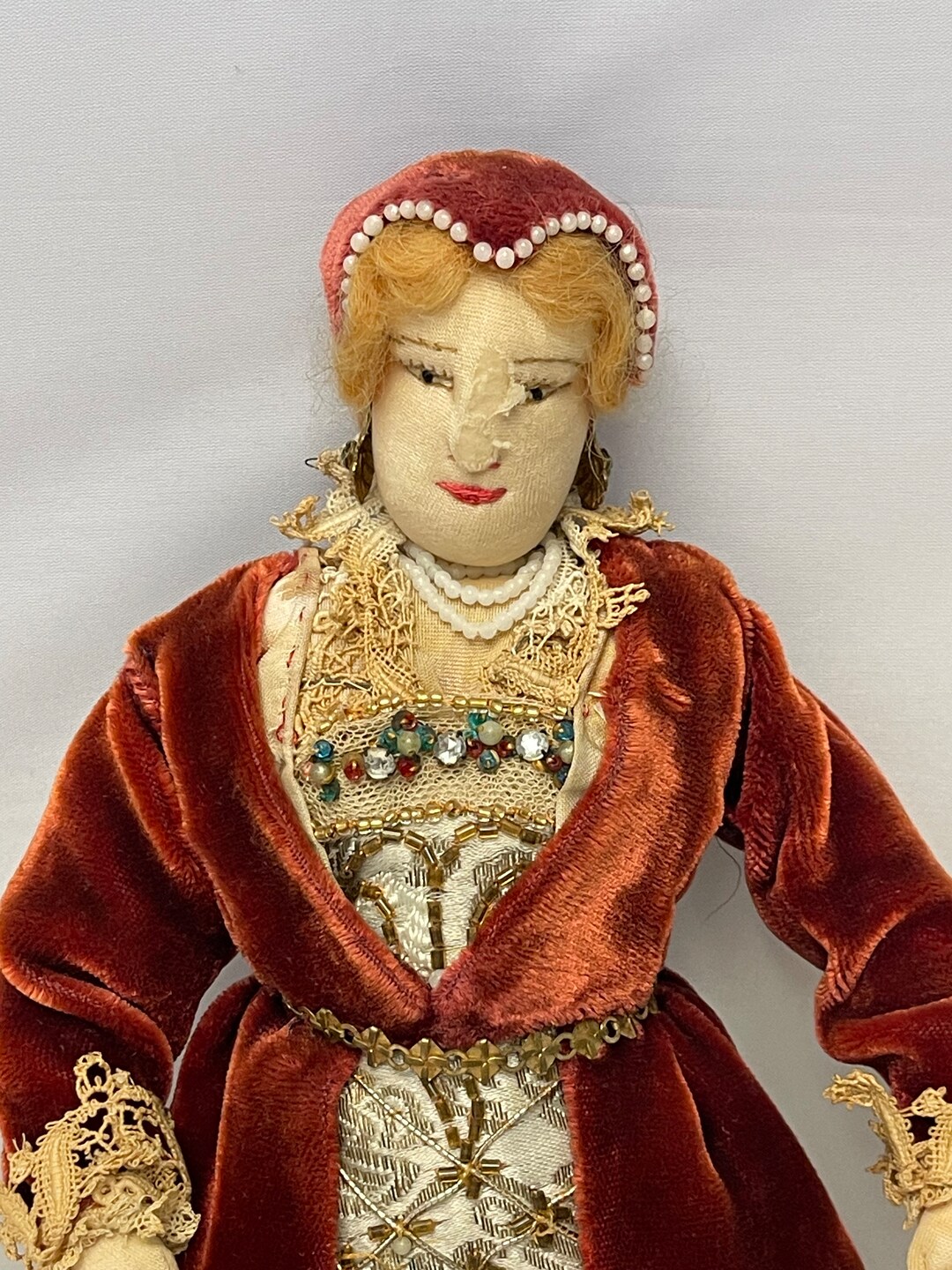 Vintage Russian Cloth Doll 10 Tall - Etsy