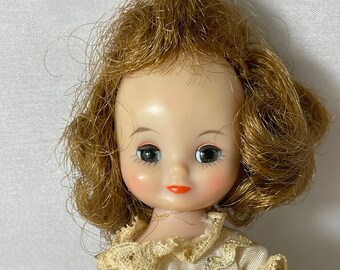 1950s Vintage Betsy Mccall Doll 8 Inch Christmas Holiday Red and Green ...