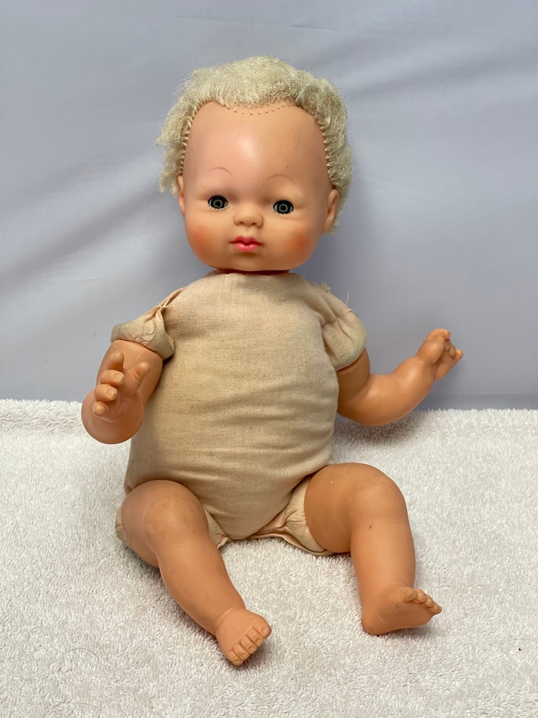Vintage Baby Dear Type Doll 13 Tall - Etsy