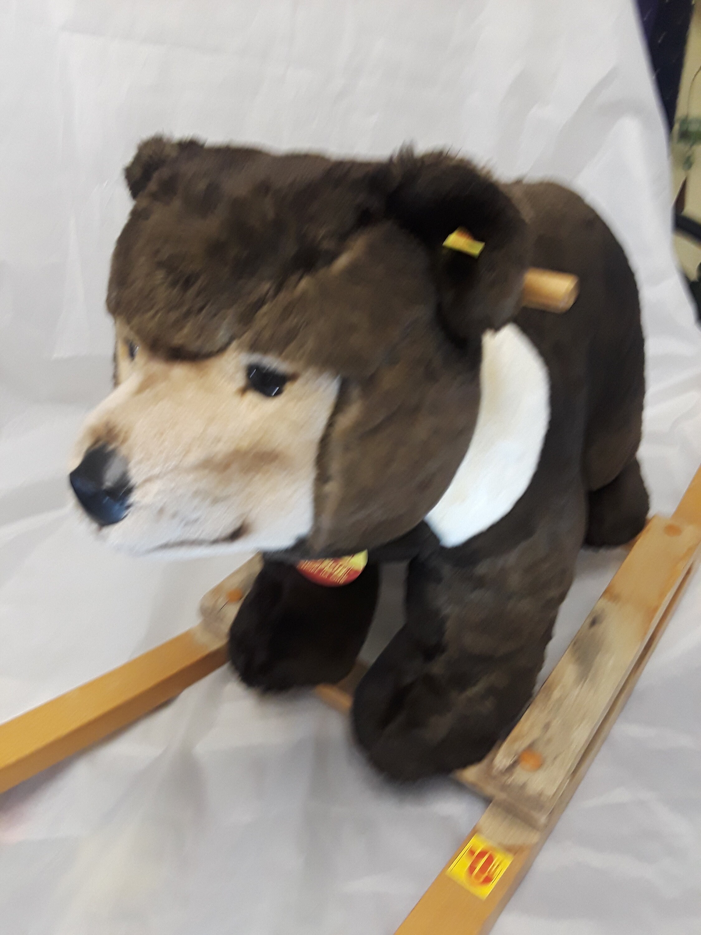 Steiff Large Rocking Horse Sun Bear 17 Tall - Etsy.de