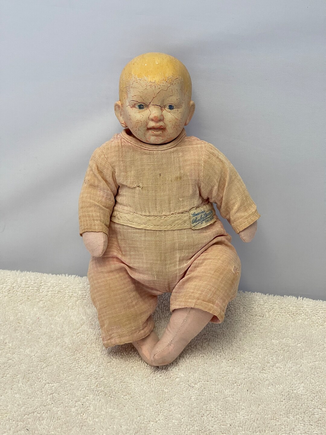 Vintage Composition Baby Doll Unmarked 9 Tall - Etsy