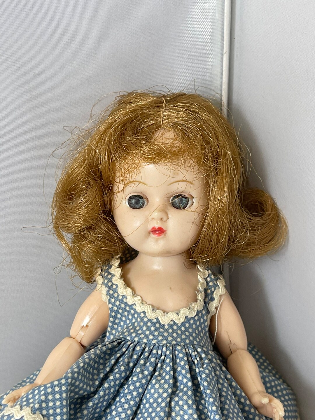 Vintage Walker Girl Doll 7 Tall - Etsy