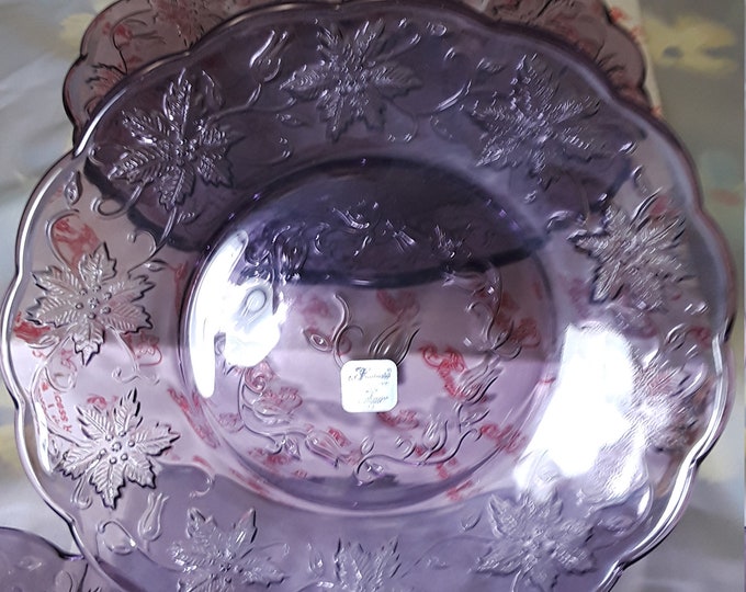 Fantasia Fine Crystal Princess House Exclusive 4 Plates 8 Tall - Etsy