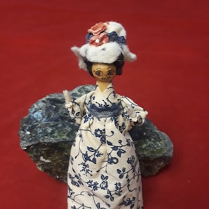 Wooden Clothes Pin Doll 5 Tall - Etsy