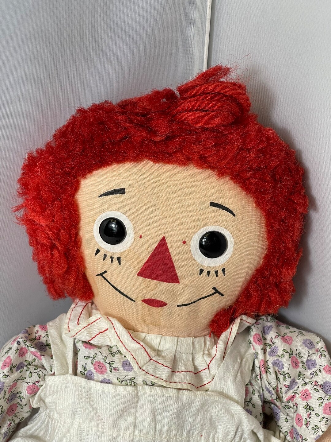 Vintage Raggedy Ann Doll 16 Tall - Etsy