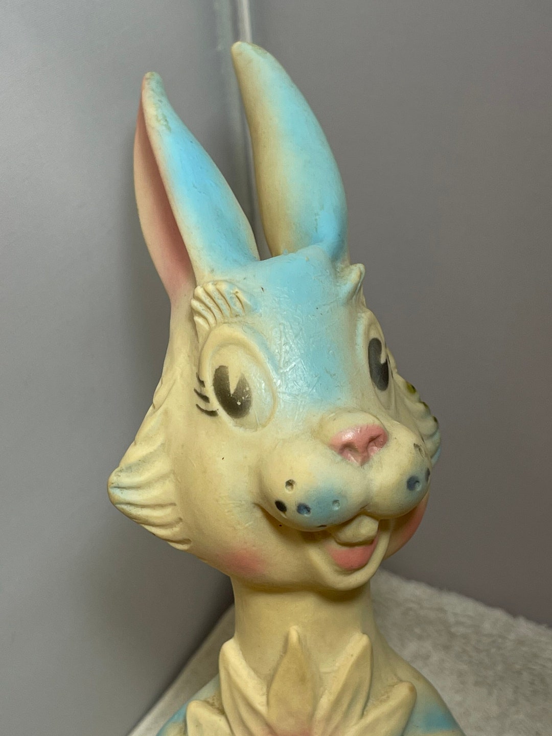 Vintage Baby World Bunny Squeaky Rabbit 9 Tall 1965 - Etsy