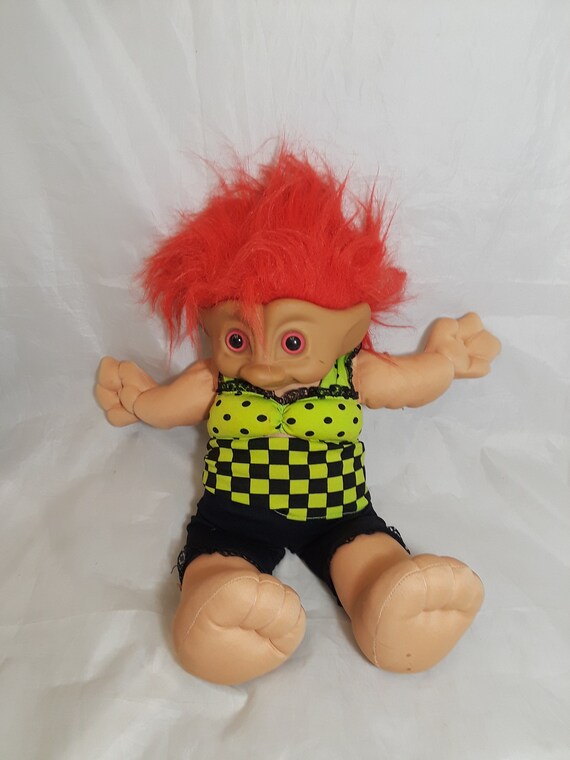 Toys & Games Vintage Ace Novelty Troll Doll 17 Tall Dolls & Action ...